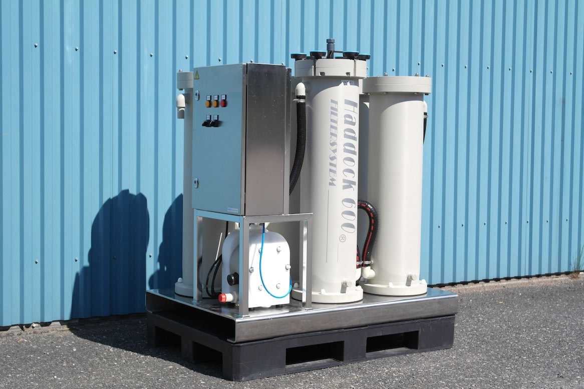 Renseanlegg på europall - Haddock 600 – Robust Vann Nettbutikk